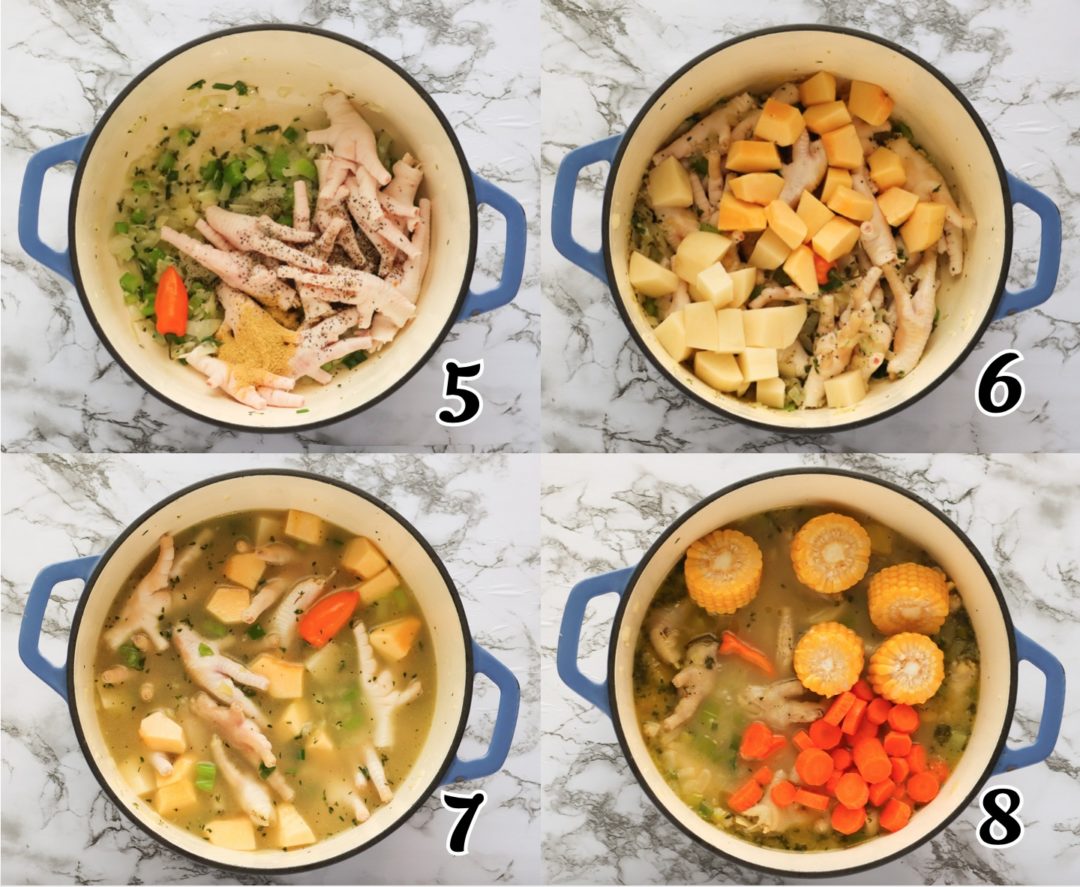 Chicken Feet Soup - blackpeoplesrecipes.com