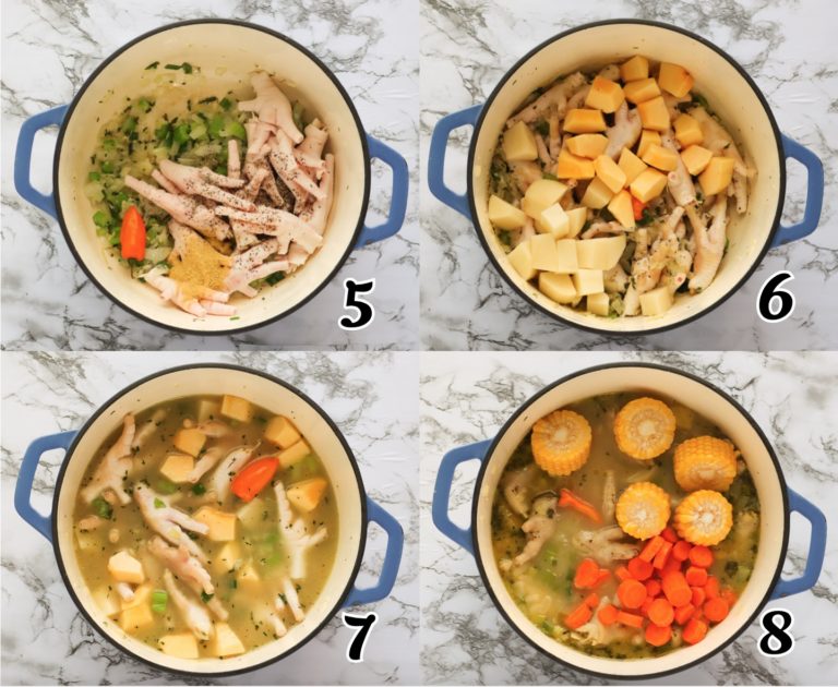 Chicken Feet Soup - blackpeoplesrecipes.com