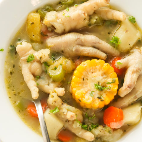 Chicken Feet Soup - blackpeoplesrecipes.com
