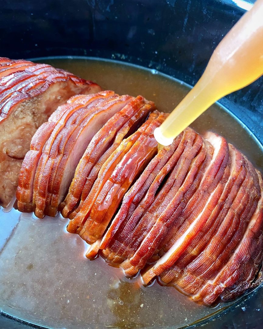 Slow Cooker Ham - blackpeoplesrecipes.com
