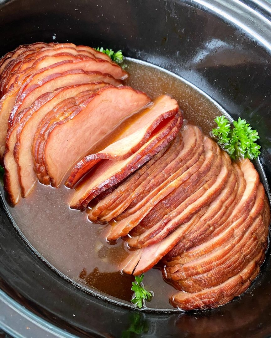 Slow Cooker Ham - blackpeoplesrecipes.com