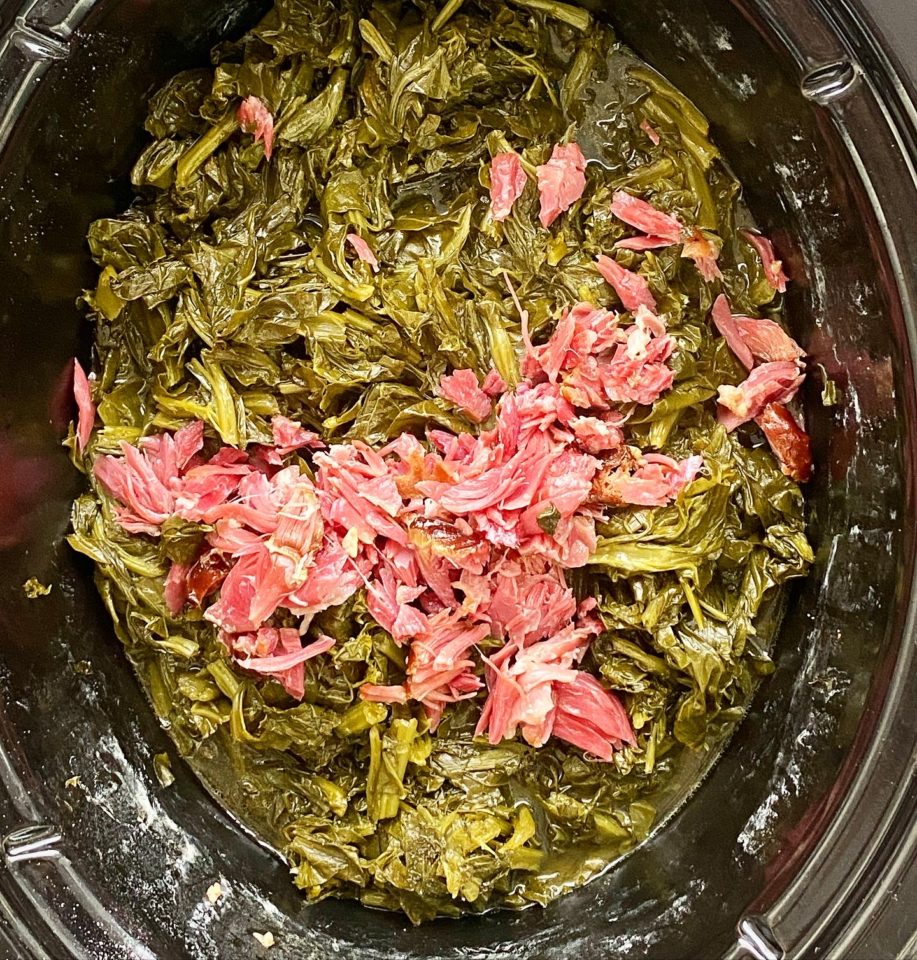 Slow Cooker Collard Greens - blackpeoplesrecipes.com