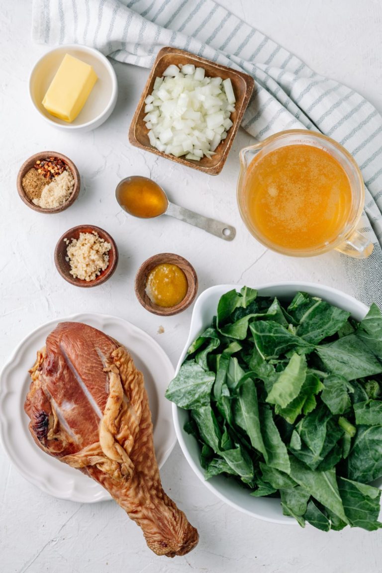 Collard Greens With Smoked Turkey - blackpeoplesrecipes.com Collard Greens With Smoked Turkey - blackpeoplesrecipes.com