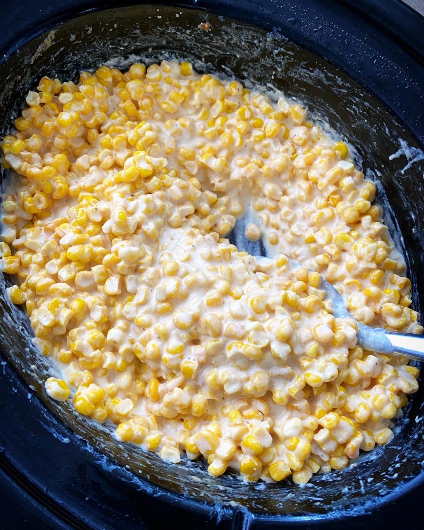 Slow Cooker Creamed Corn - blackpeoplesrecipes.com