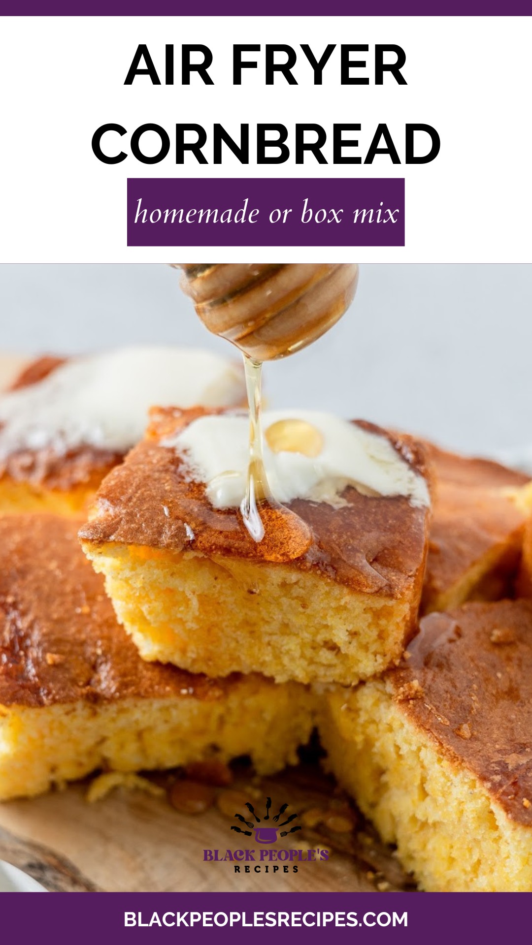 Air Fryer Cornbread Recipe (Homemade or Jiffy Mix ...