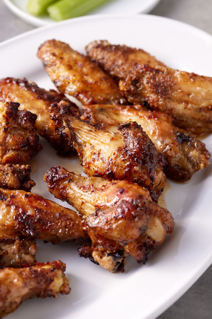 Honey Garlic Chicken Wings - blackpeoplesrecipes.com