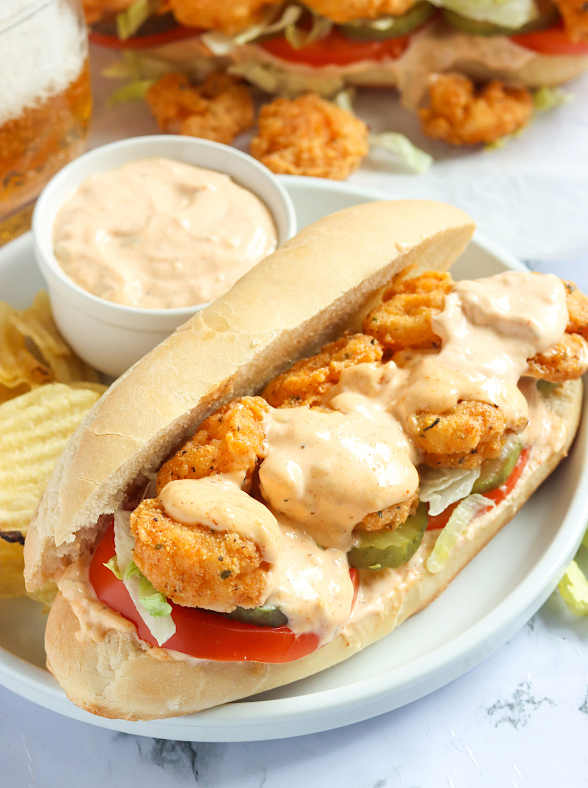 Po' Boy Sandwich - blackpeoplesrecipes.com