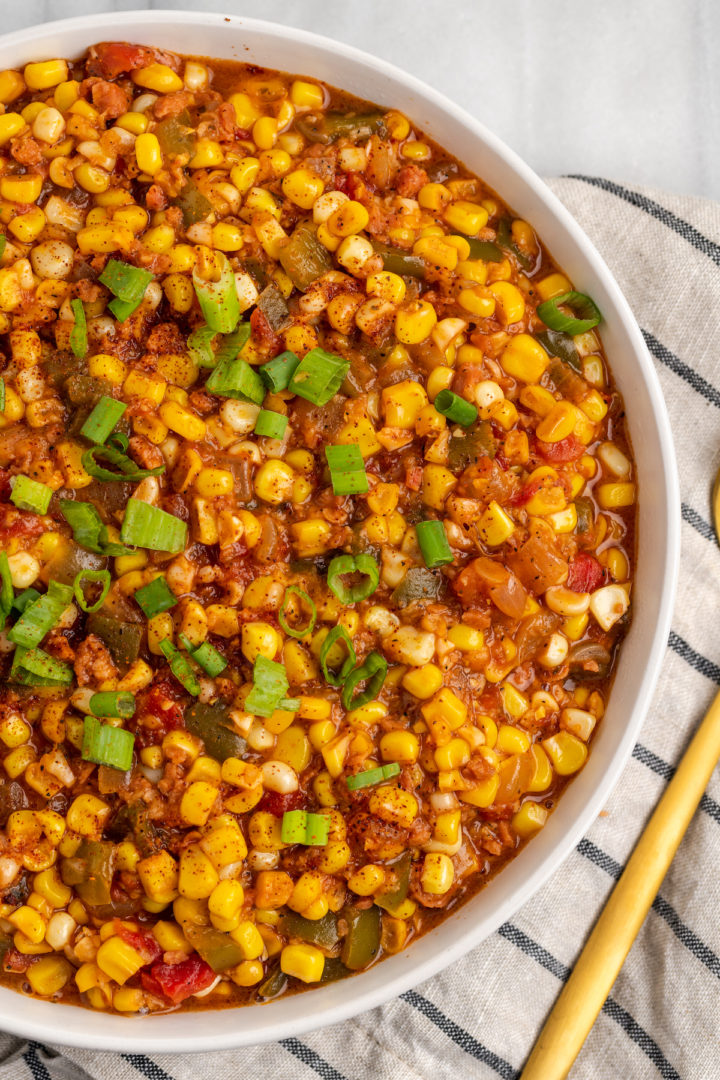 Vegan Corn Maque Choux | Black People's Recipes