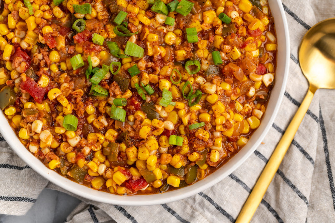 Vegan Corn Maque Choux | Black People's Recipes