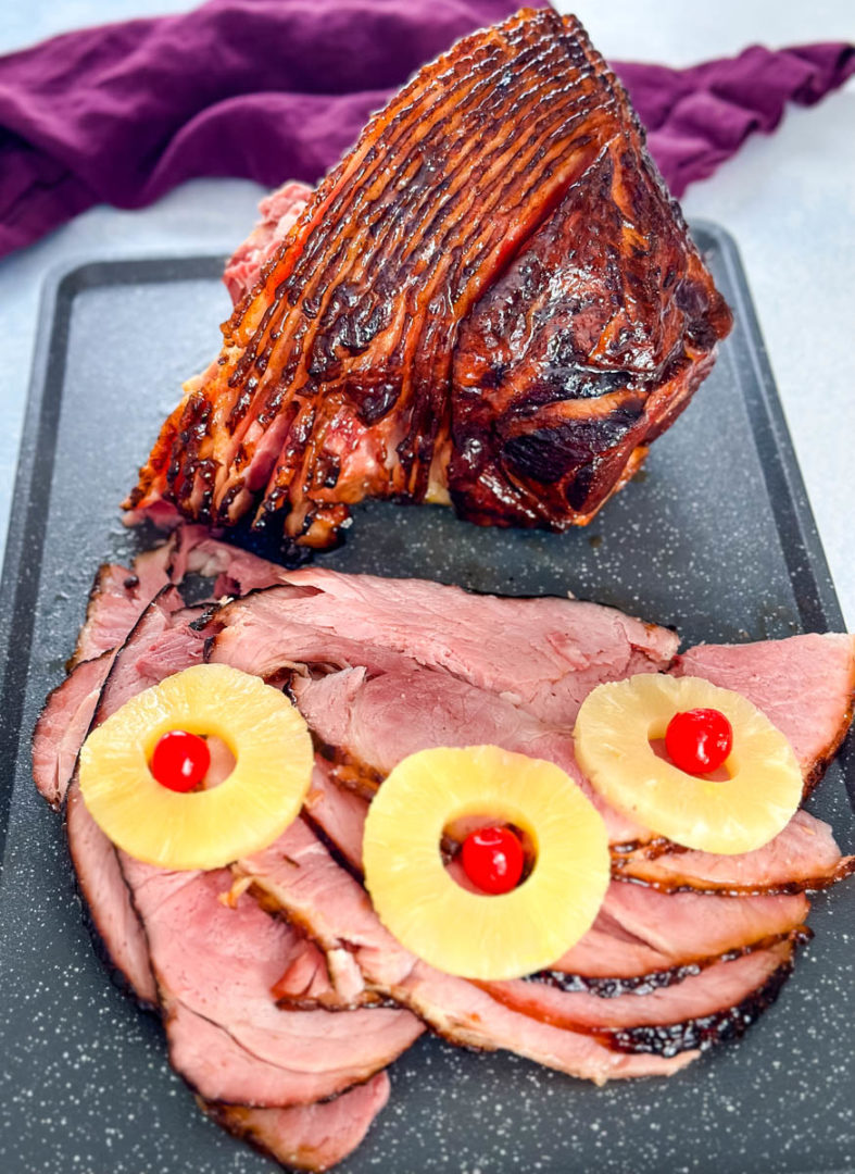 Thanksgiving and Christmas Ham with Brown Sugar Glaze ...