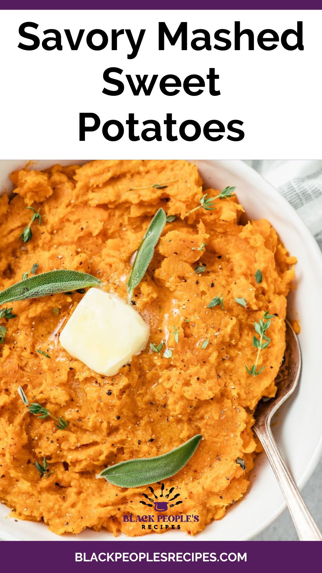 Savory Mashed Sweet Potatoes - blackpeoplesrecipes.com