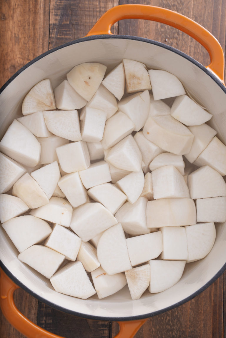Classic Mashed Turnips - blackpeoplesrecipes.com