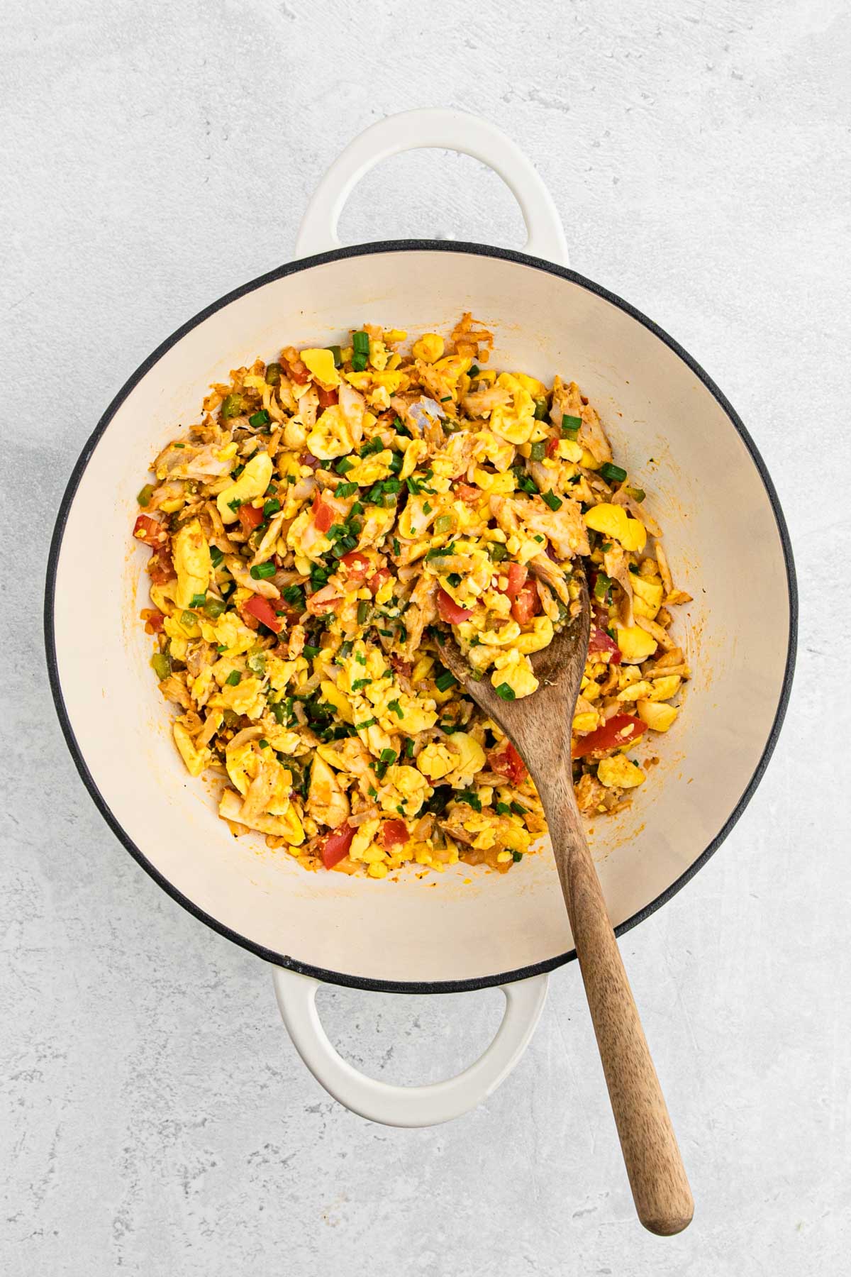 Saltfish and Ackee - blackpeoplesrecipes.com