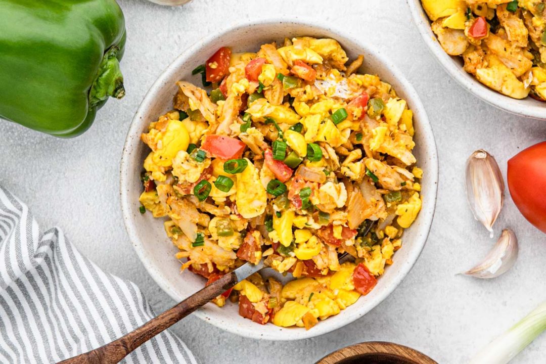 Saltfish and Ackee - blackpeoplesrecipes.com