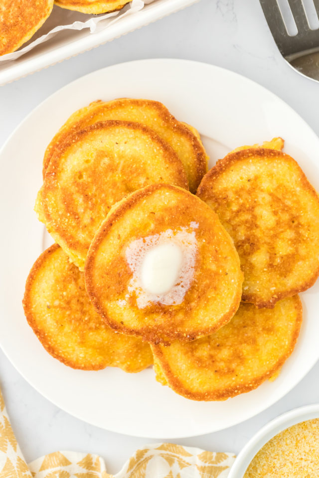 Cornbread Pancakes Recipe - blackpeoplesrecipes.com