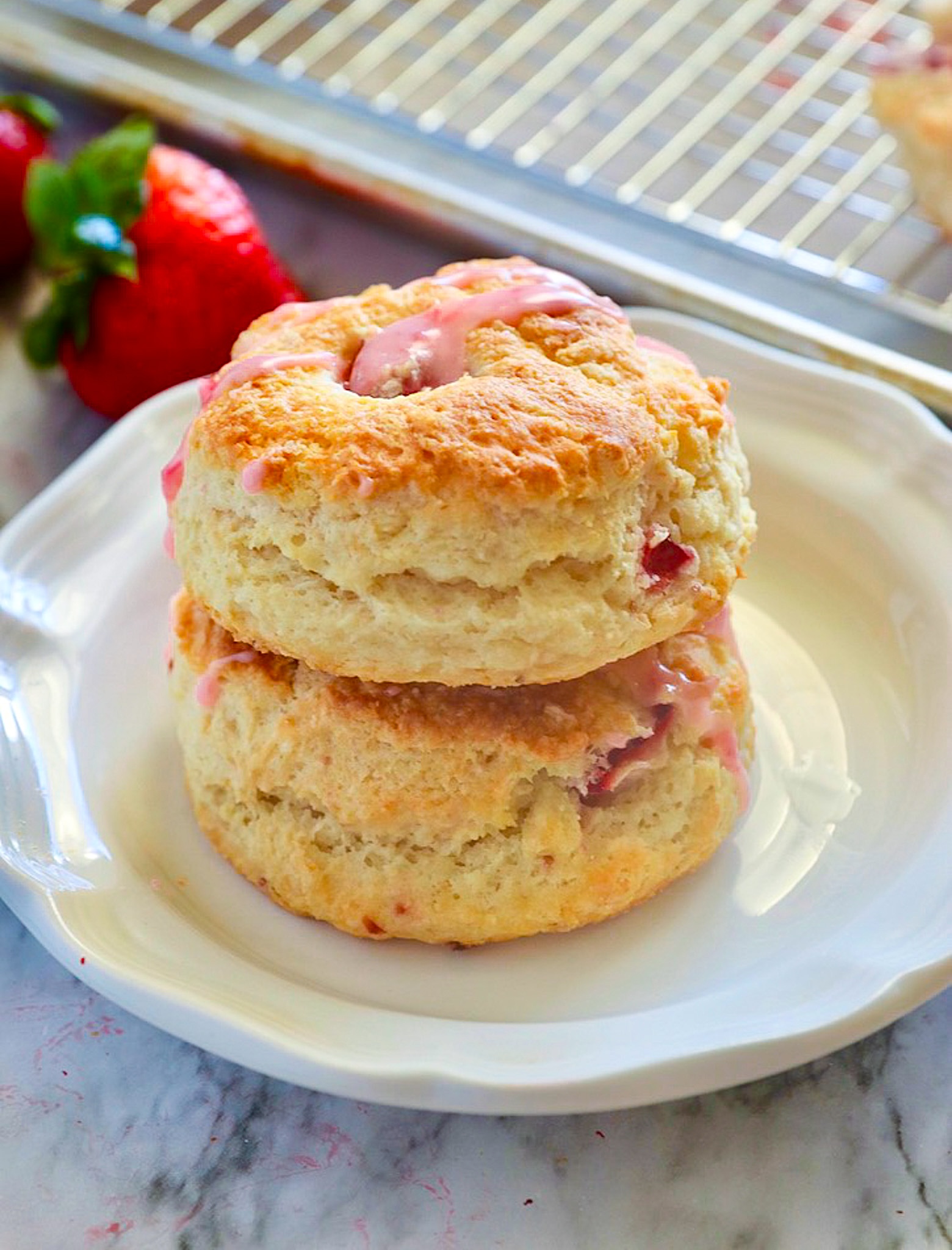 Strawberry Biscuits - blackpeoplesrecipes.com