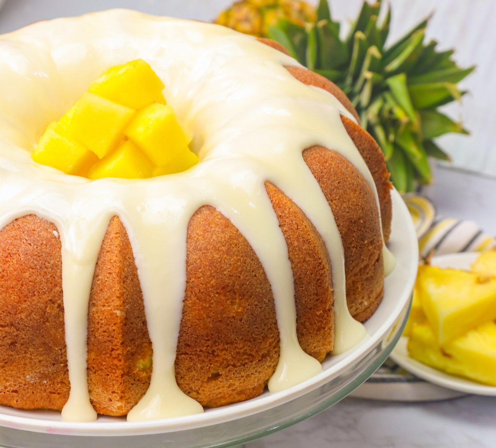 Pineapple Pound Cake - blackpeoplesrecipes.com