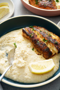 Fish and Creamy Grits Recipe - blackpeoplesrecipes.com